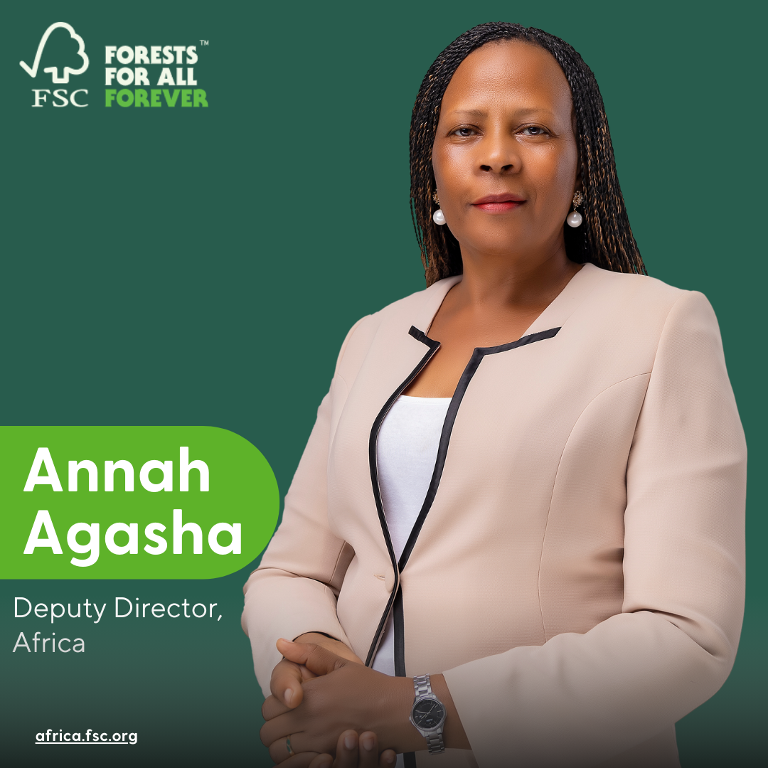 FSC nomme Annah Agasha au poste de Directrice Adjointe pour l'Afrique ...